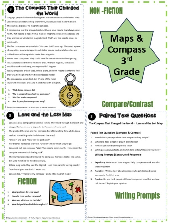 The Compass/Lost Map Worksheets