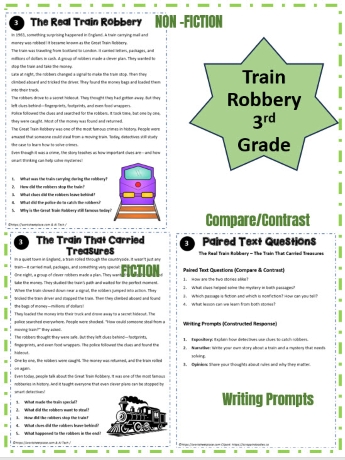 Train Robbery/The Train Worksheets