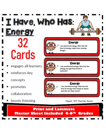 Energy Worksheets