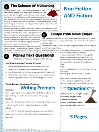Volcanoes/Mt Ember Escape Worksheets