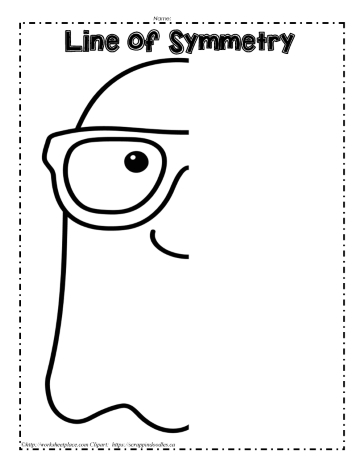 Halloween Symmetry Worksheets