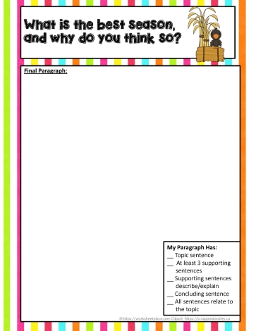 Best Season Final Worksheets