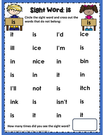 Find The Word is Worksheets