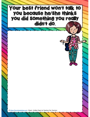 Social Skills Prompt Worksheets