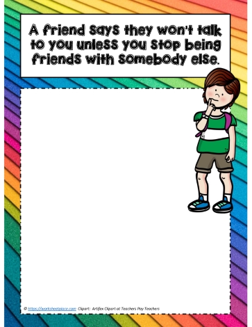 Social Skills Prompt Worksheets