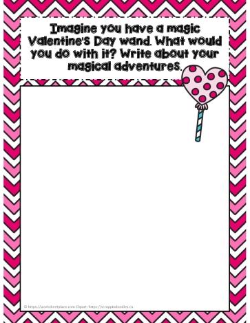Valentines Day Prompt Gr 2 Worksheets