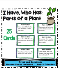 Parts of a Plant Printables Worksheets