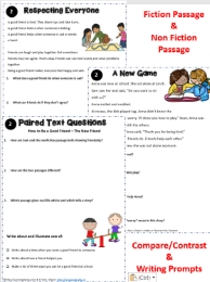 2nd Grade Paired Passages Worksheets