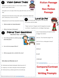 2nd Grade Paired Passages Worksheets