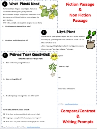 2nd Grade Paired Passages Worksheets