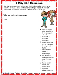 2nd-3rd-Grade Mentor Paragraphs Worksheets