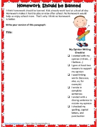 2nd-3rd-Grade Mentor Paragraphs Worksheets