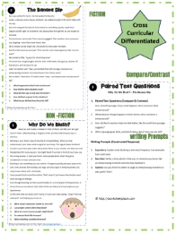 3rd Grade Paired Passages Worksheets