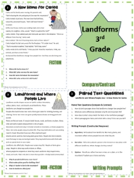 3rd Grade Paired Passages Worksheets