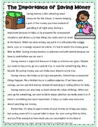 4th Grade Money Worksheets