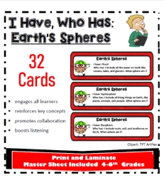 I Have, Who Has, Science Worksheets