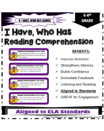 I Have, Who Has 5th Grade Worksheets