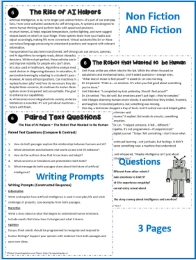 6th Grade Paired Passages Worksheets