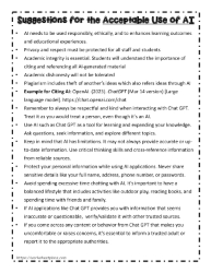Artificial Intelligence Teaching Activities Worksheets