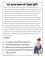 Artificial Intelligence Teaching Activities Worksheets