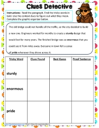 4th Grade Context Clues Worksheets
