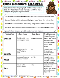4th Grade Context Clues Worksheets