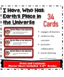 I Have, Who Has, Science Worksheets