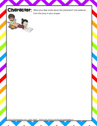 Elements of a Story Worksheets