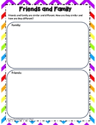 My Family Worksheets