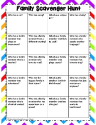 My Family Worksheets