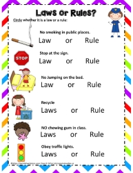 Functions of Government K-1 Worksheets