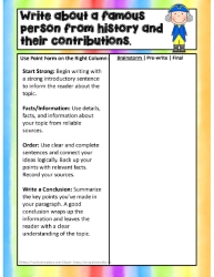 Informational Writing Prompts Worksheets