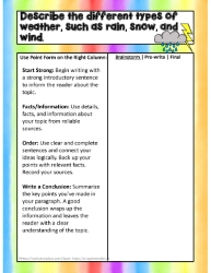 Informational Writing Prompts Worksheets