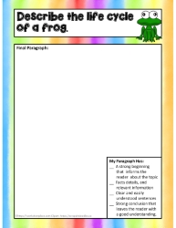 Informational Writing Prompts Worksheets