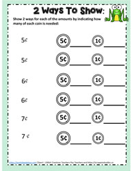 K-1 Money Worksheets