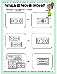 K-1 Money Worksheets