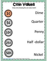 K-1 Money Worksheets