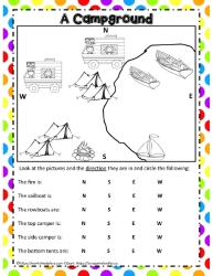 Mapping Activities K-2nd Grade Worksheets