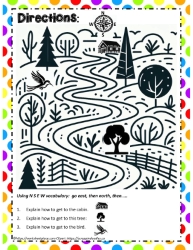 Mapping Activities K-2nd Grade Worksheets