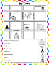 Mapping Activities K-2nd Grade Worksheets