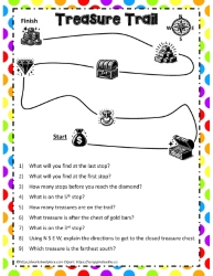 Mapping Activities K-2nd Grade Worksheets