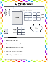 Mapping Activities K-2nd Grade Worksheets