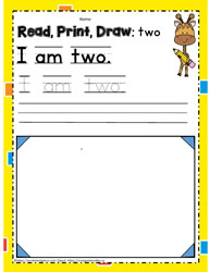 Sight Word two Worksheets