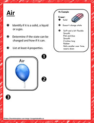 States of Matter Grades 1,2,3 Worksheets