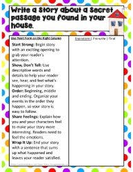 Narrative Writing Prompts Worksheets