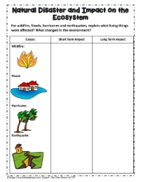 Ecosystems, Energy and Interactions Worksheets