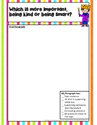Opinion Writing Prompts Worksheets