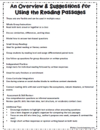 6th Grade Reading Comprehension Worksheets