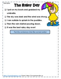 Sentence Sequencing to Paragraphs Gr. 2-3 Worksheets