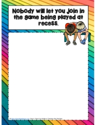 Social Skills Prompts Worksheets